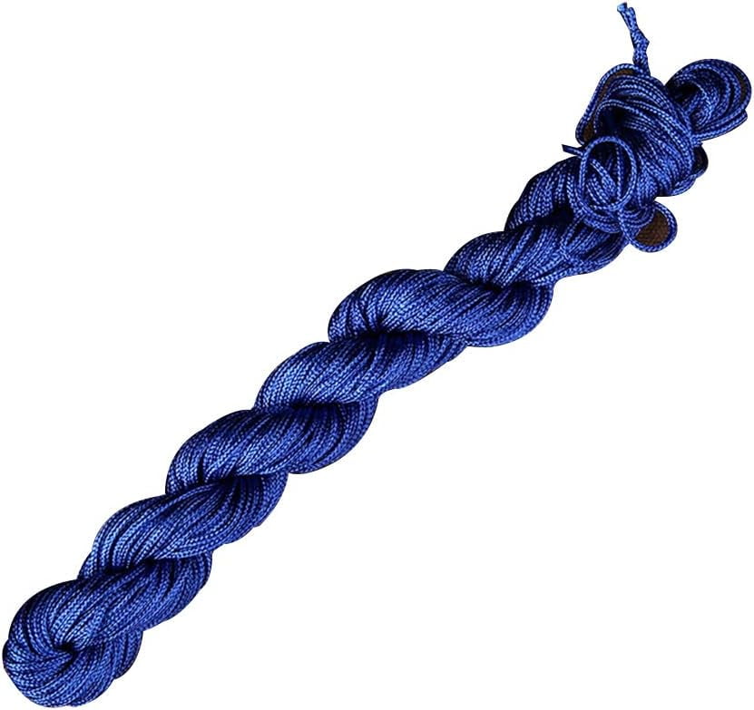 1 Bundle 24 Yards Nylon Jewelry Thread Cord 1mm Shiny Silky Rattail ...