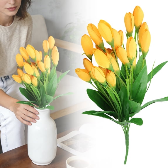 1 Bundle Artificial Memorial Flowers, Cemetery Plastic Bouquet for Home ...