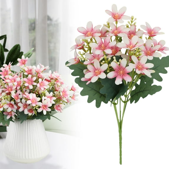 1 Bundles Artificial Flowers Cemetery Flower Plastic Memorial Bouquet ...