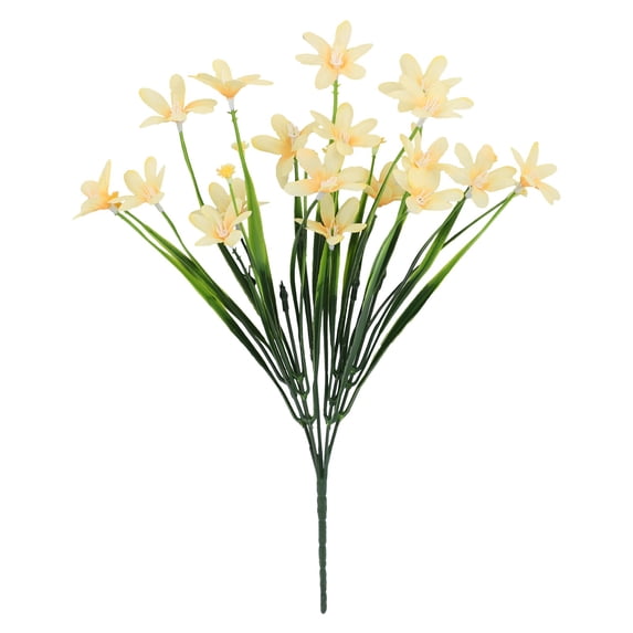 1 Bundles Artificial Flowers Cemetery Flower Plastic Memorial Bouquet ...