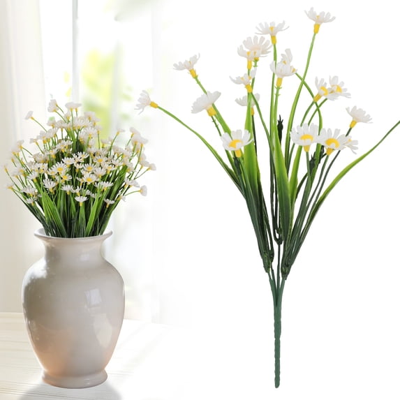 1 Bundles Artificial Flowers Cemetery Flower Plastic Memorial Bouquet ...