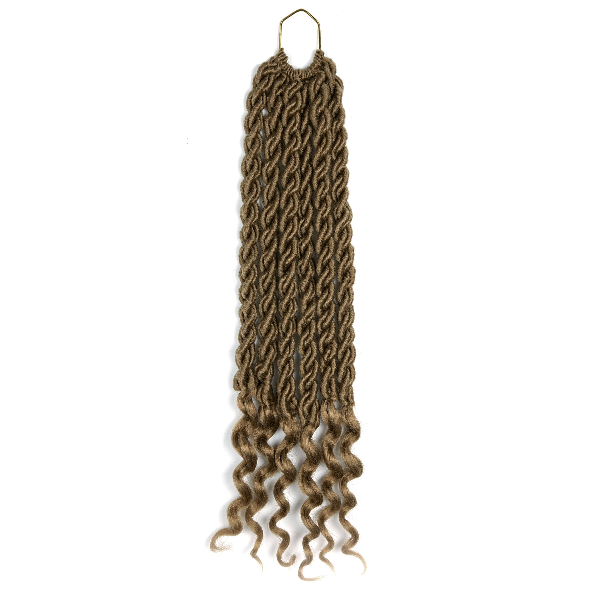 1 Bundles Twist Crochet Hair 22 Inch 24 Strands/pack Ombre Color Hair ...