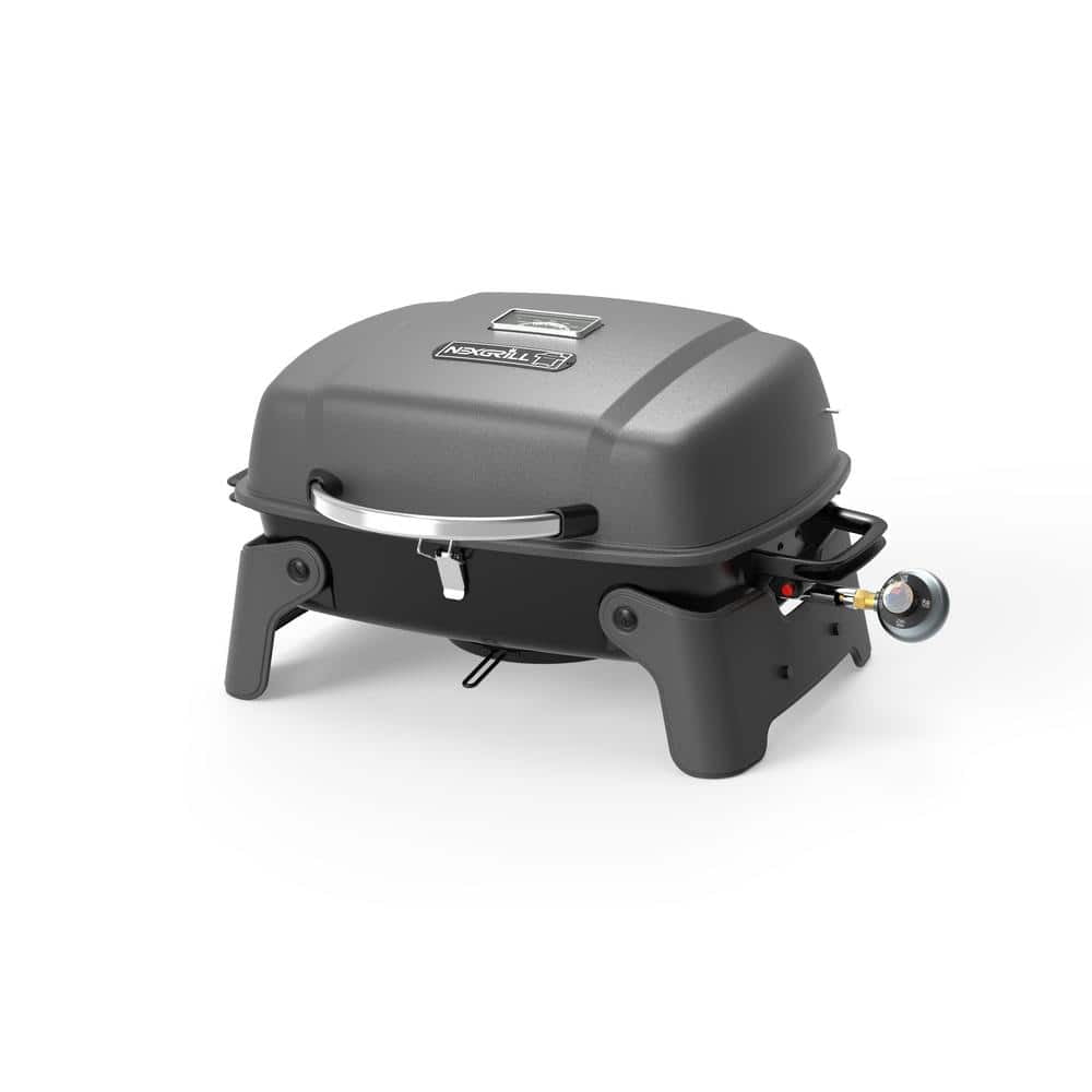 1-Burner Portable Propane Gas Table Top Grill in Black - Walmart.com