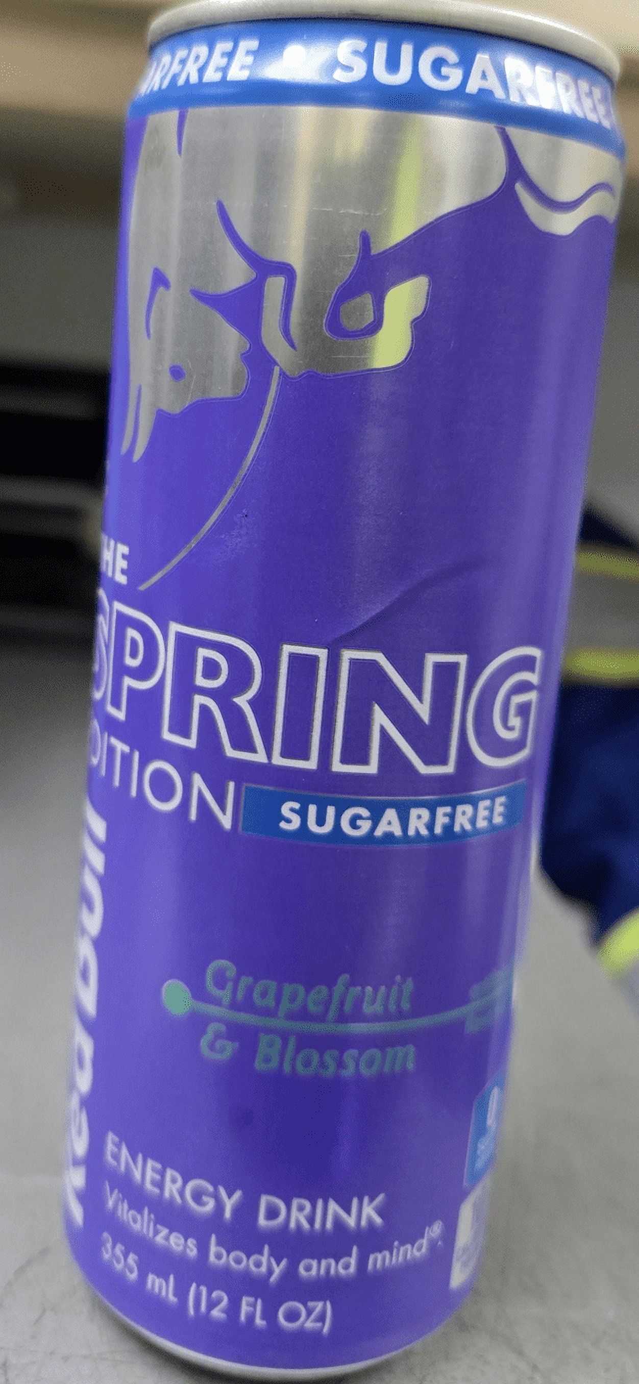 1 CAN, RED BULL GRAPEFRUIT AND BLOSSOM, RED BULL THE SPRING EDITION ...