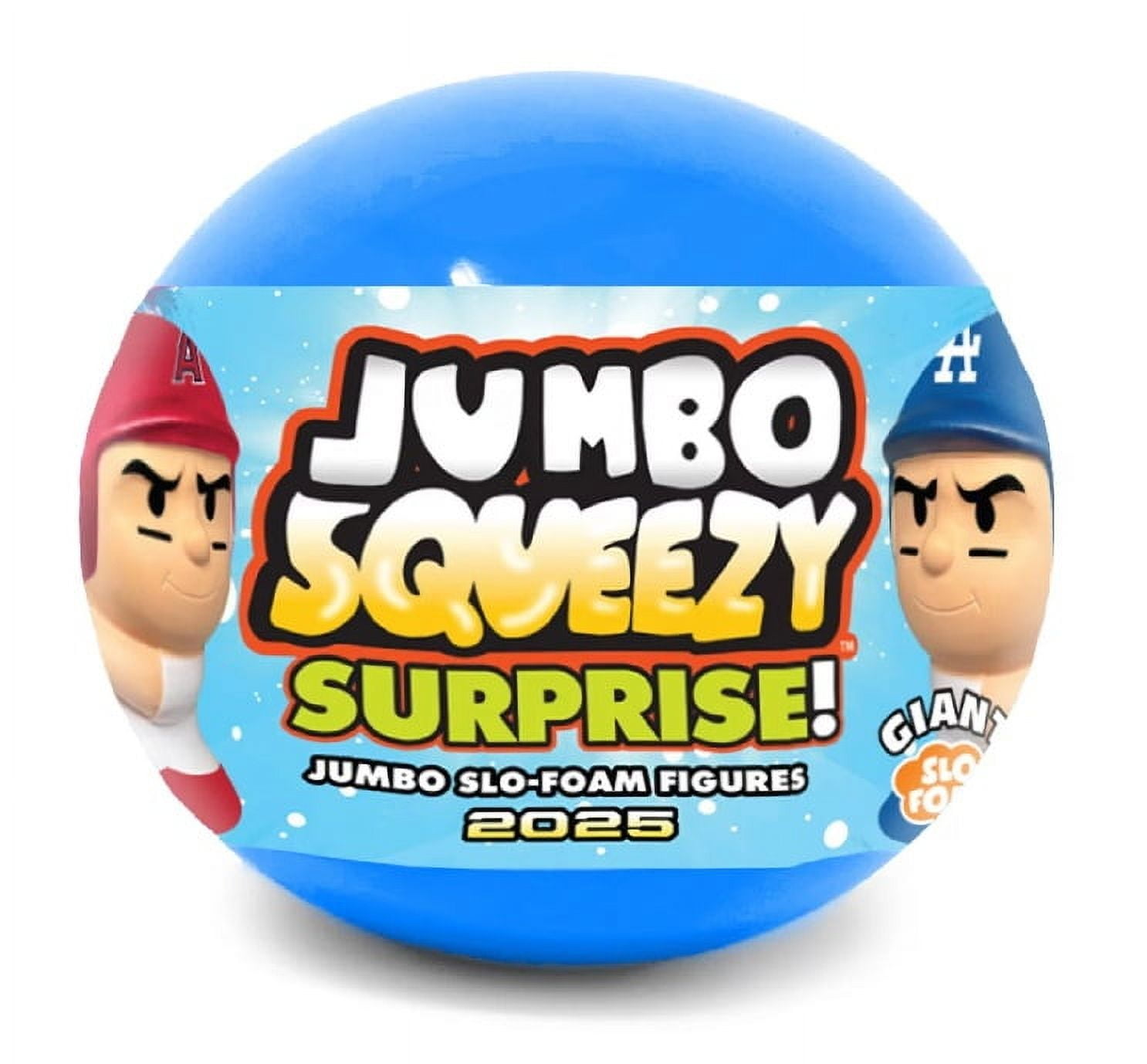 1 CAPSULE 2025 MLB BASEBALL JUMBO SQUEEZY MATE BLIND PACK 5" SLOW RISE ...