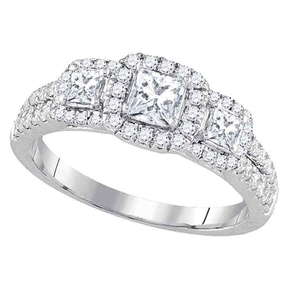 1 CT-DIA 1/3CT-CPR BRIDAL RING - Walmart.com