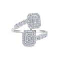 Diamaison 1 CTW Lab-Grown Diamond Ring for Adult in Sterling Silver ...