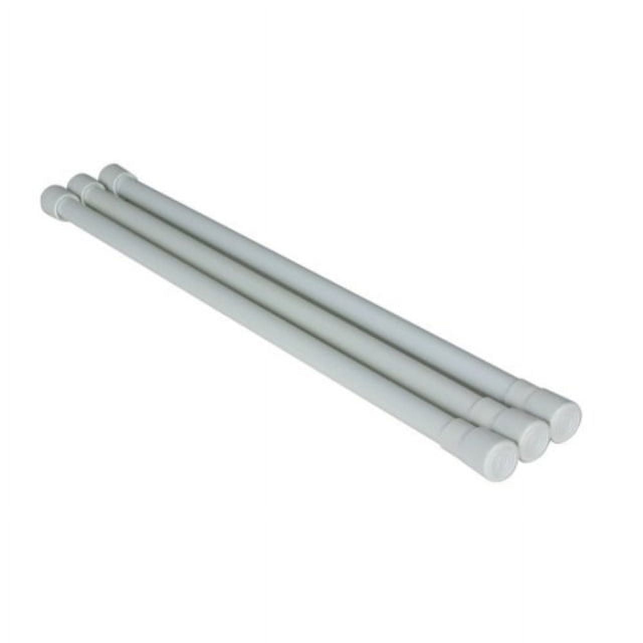 Camco RV Refrigerator Bars, White, Spring Loaded, Adjustable 16 to 28 ...