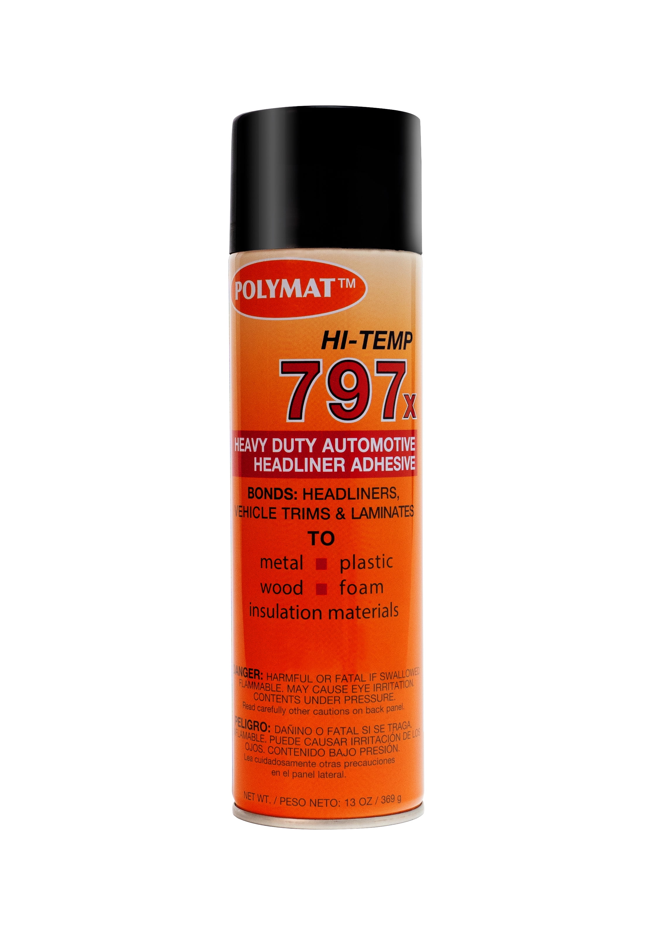 Polymat 797 Hi-Temp Spray Glue Adhesive, 13oz, Industrial Grade, Heat ...