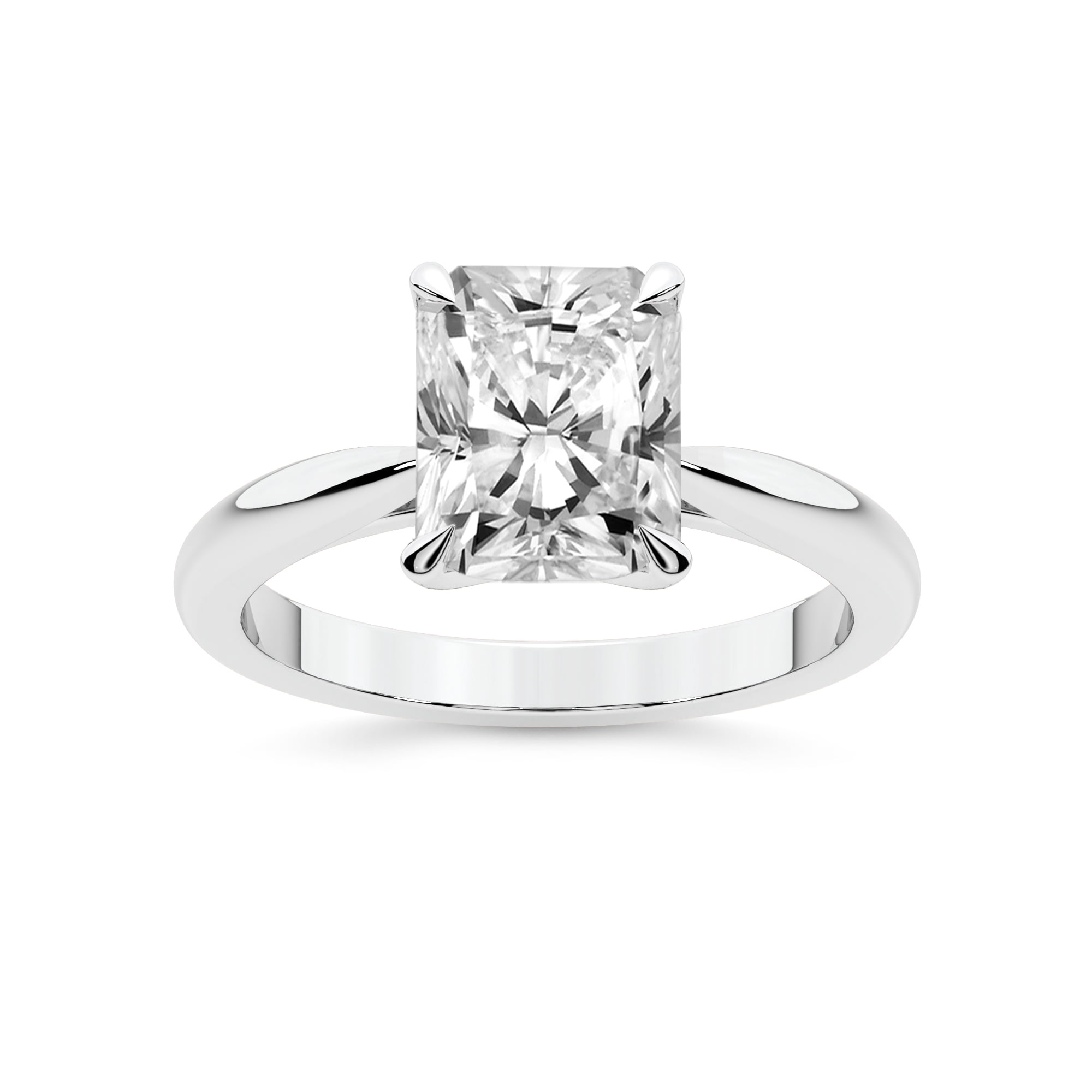 1 Carat IGI Certified Radiant Shape Lab Grown Diamond Engagement Ring ...