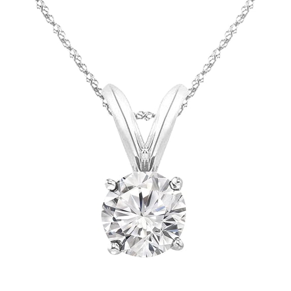 1 Carat Platinum Round Shape IGI Certified LAB GROWN Diamond Solitaire ...
