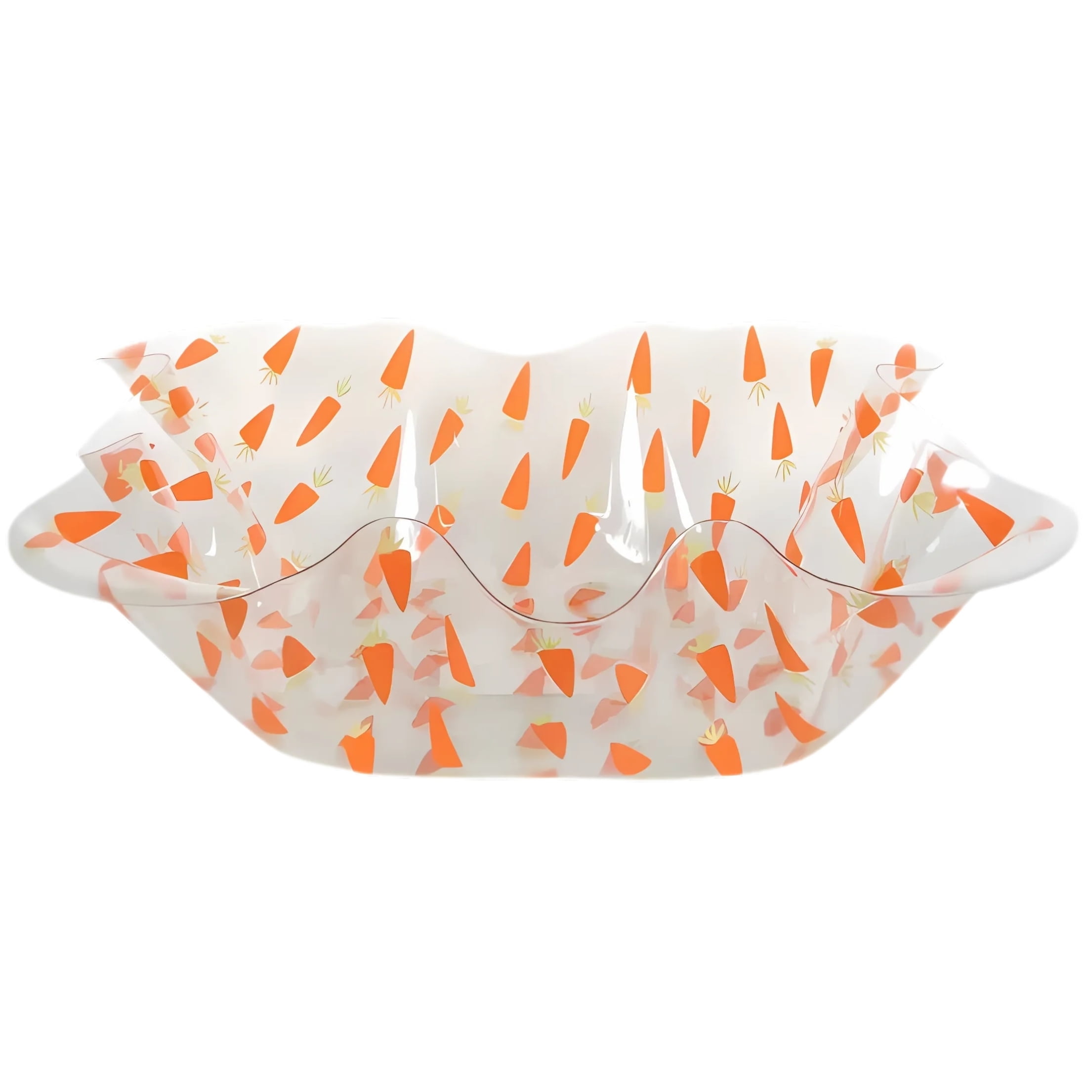(1) Carrots Design Easter Plastic Trays 10.5x10.5 in for Home Kitchen ...
