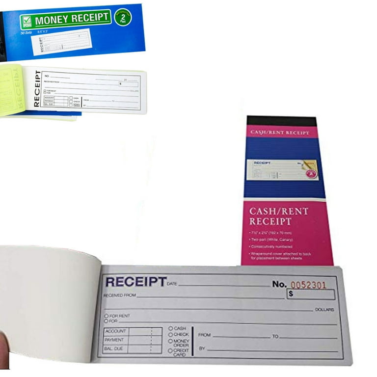 Receipt Book 85 X 120mm Receipt Book, 2 Part