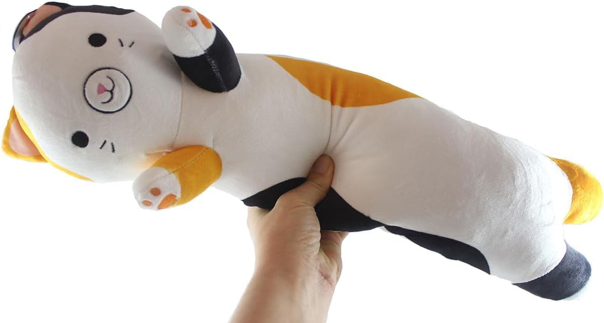 1 Cat Cute 20" Large Long Skinny Plush Stuffed Animals Body Pillow ...