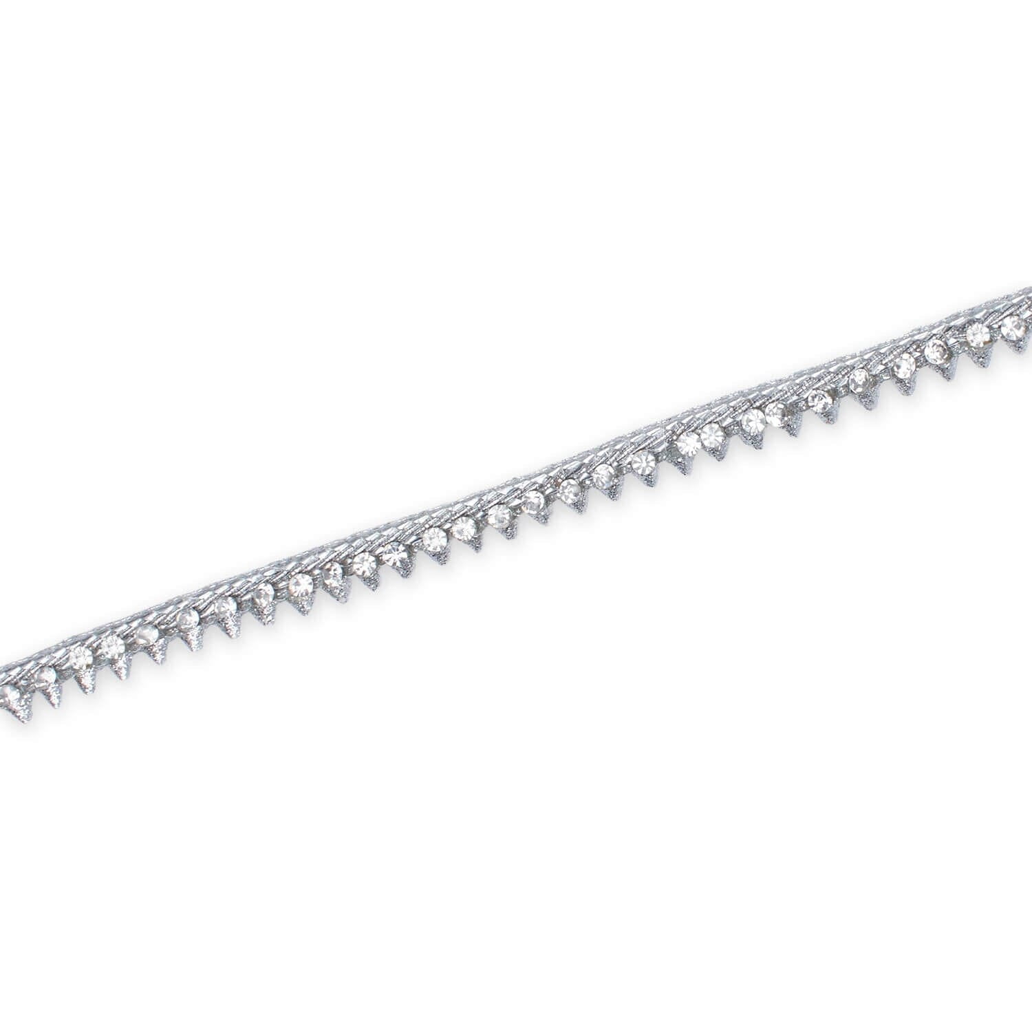 1 Centimeter Triangular Rhinestone Glitter Braided Trim for Sewing ...