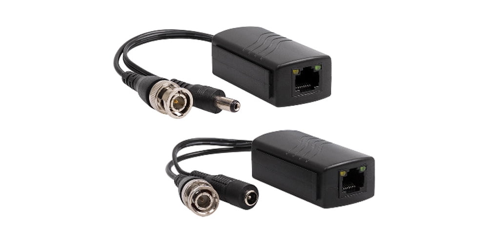 1-Channel HD Video + Power Balun For HD-SDI TVI CVI AHD CCTV Camera DVR ...