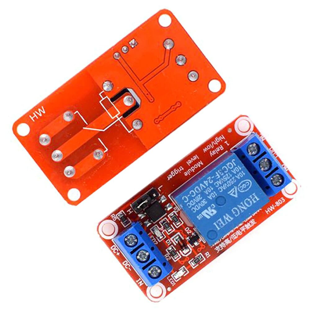 1 Channel High Low Level Trigger Relay Control 1 Way Expansion Board Motor Drive Module w ...