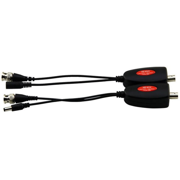 1 Channel Power Over Coax Systems For CCTV Cameras CVI Video Power ...