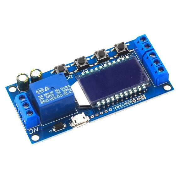 1 Channel Timer Delay Relays Electronic Relays Module with Optocoupler Isolation Cycle Triggers ...