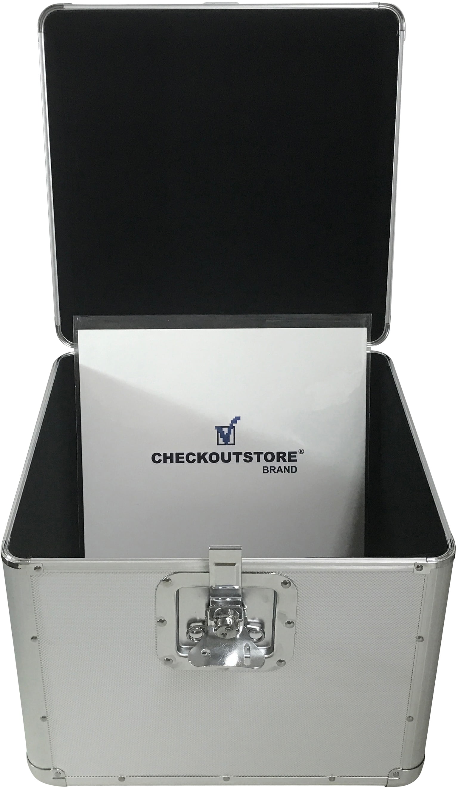 (1) CheckOutStore Aluminum Heavy Duty 12" LP Vinyl Record Album Storage ...