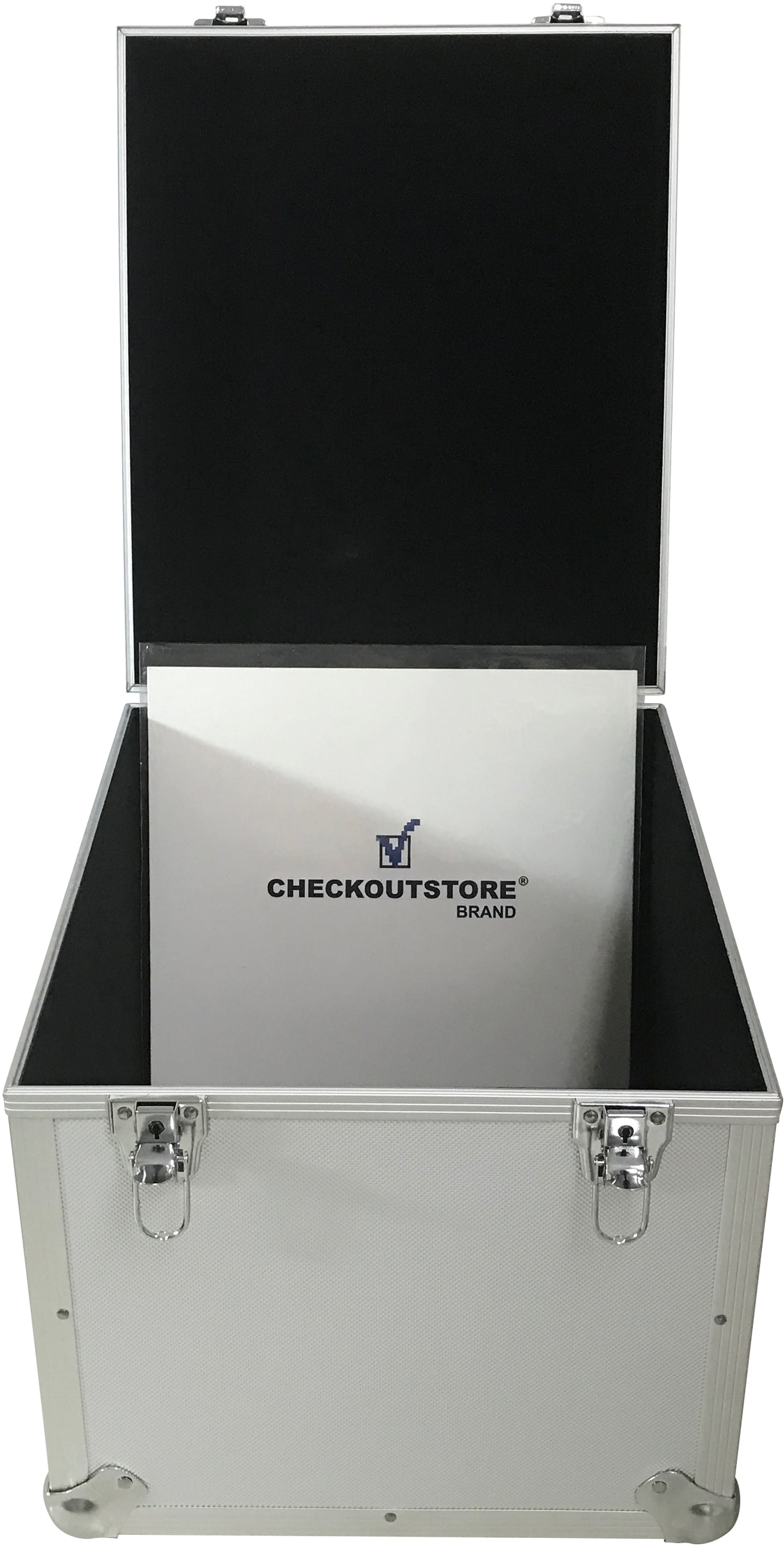 (1) CheckOutStore Aluminum Heavy Duty 12" LP Vinyl Record Album Storage ...