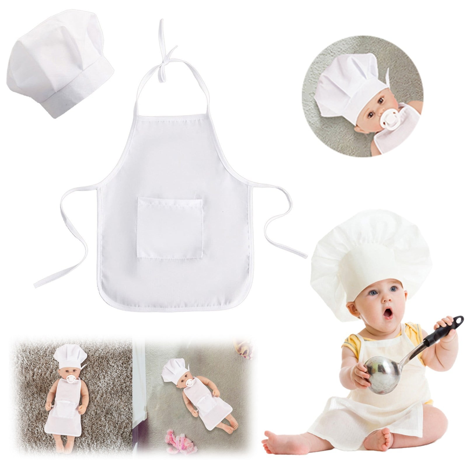 1*Chef Skirt + 1*Chef Hat Clearance! Adorable Kids Costume Set 1 Piece ...