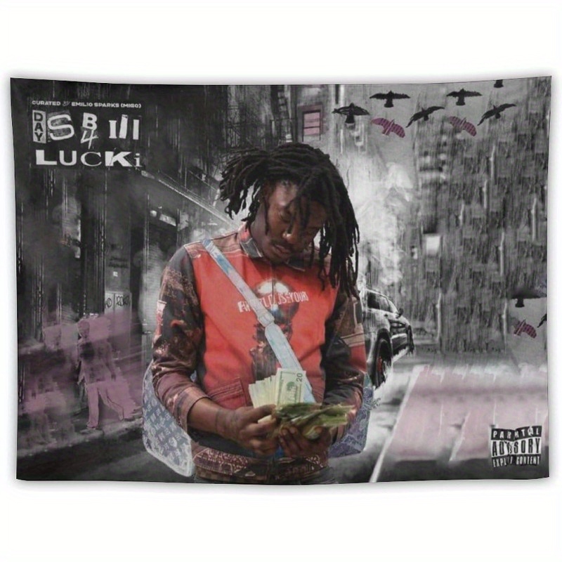 [1 Chic Lucki Flag Tapestry Decor] - Chic wall decor for bedrooms ...