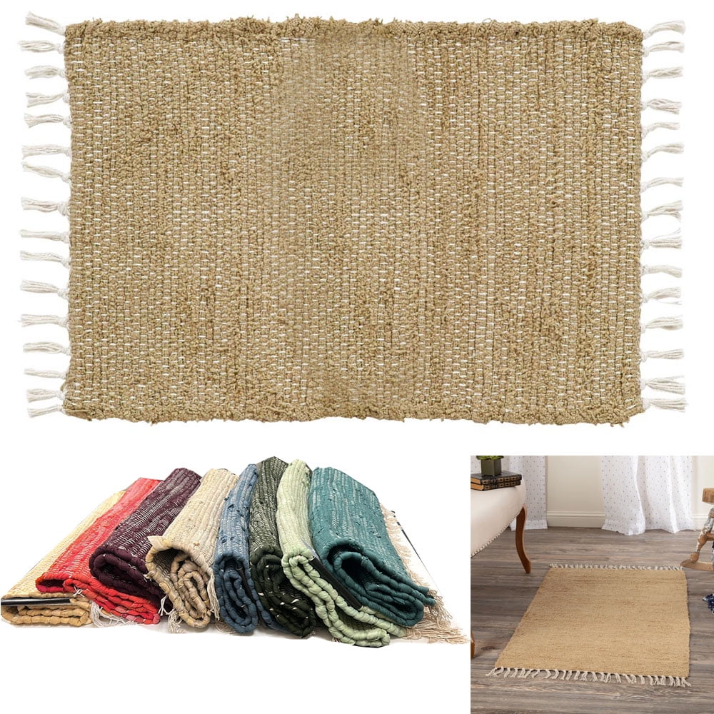 1 Chindi Area Rug Indian Bohemian Woven Cotton Mat Floor Home Decor 20 ...