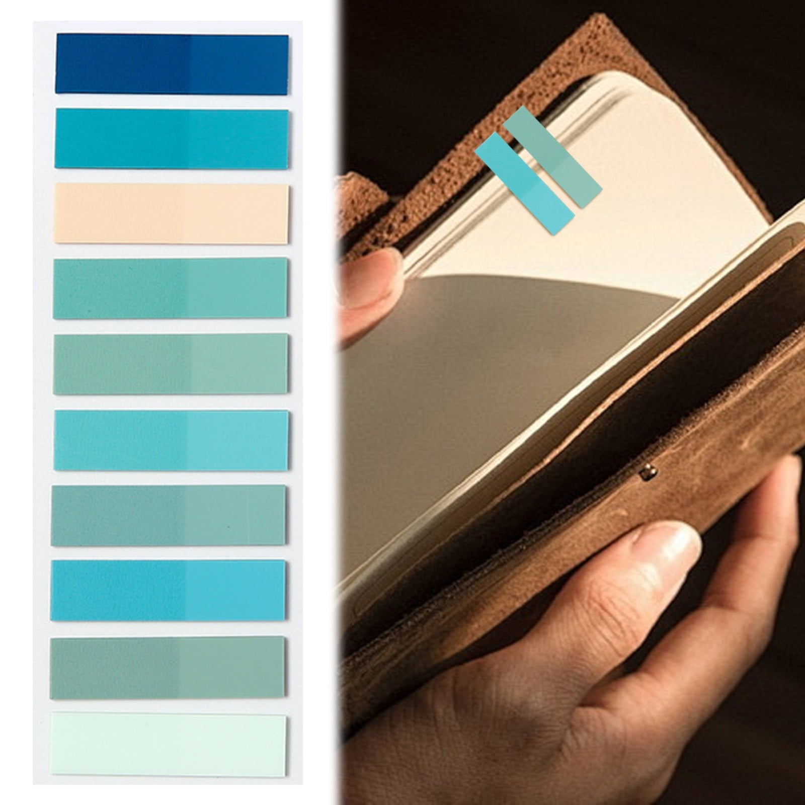 1 Chunshui 10-Color Semi-Transparent Sticky Note Clearance! Books Color Note Tabs Booktabs ...