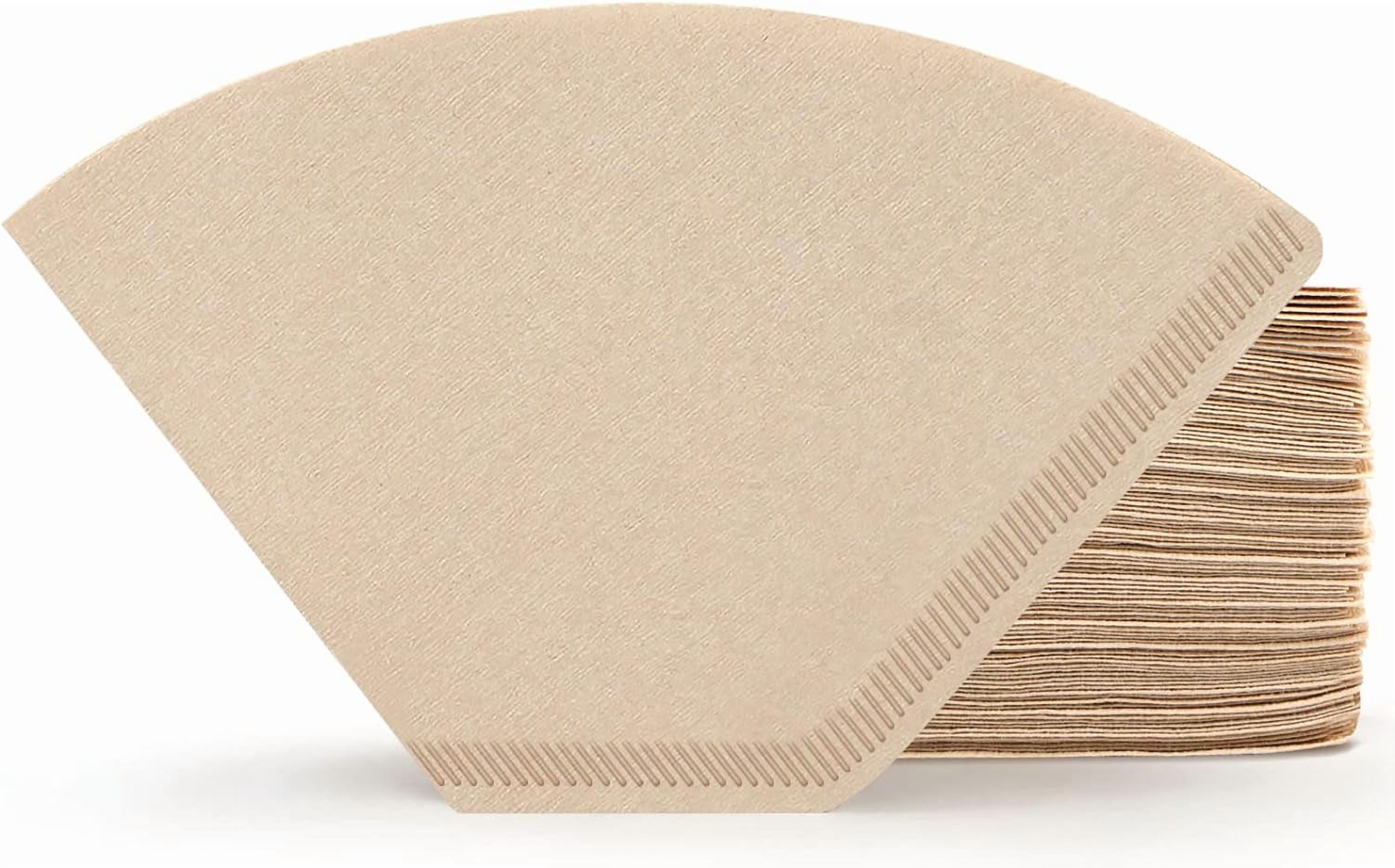 #1 Coffee Filters Cone, 200 Count Pack Size 1-2 Cup Natural Unbleached ...