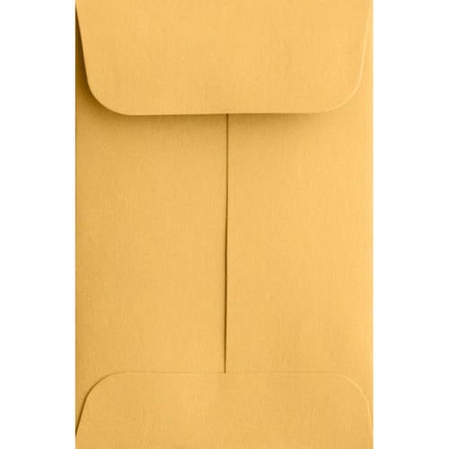 #1 Coin Envelopes (2 1/4 x 3 1/2) - 24lb. Brown Kraft (50 Qty ...