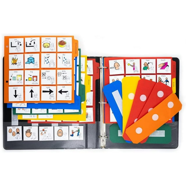 1 Communication Book 240 Picture Cards with ASL Laminated Visual Cues ... 1 Communication Book 240 Picture Cards with ASL Laminated Visual Cues ...