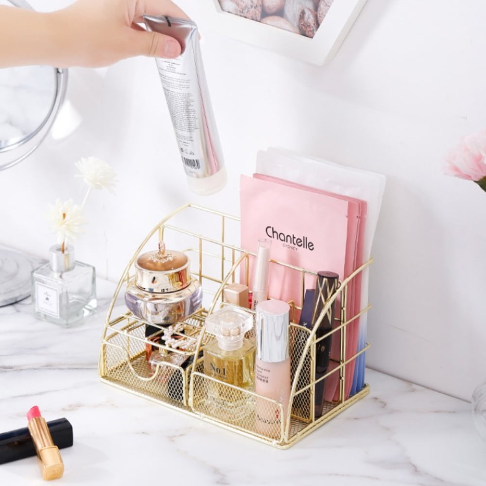 1. Compact Metal File Bar Organizer - Efficient Office Desk Rack for ...