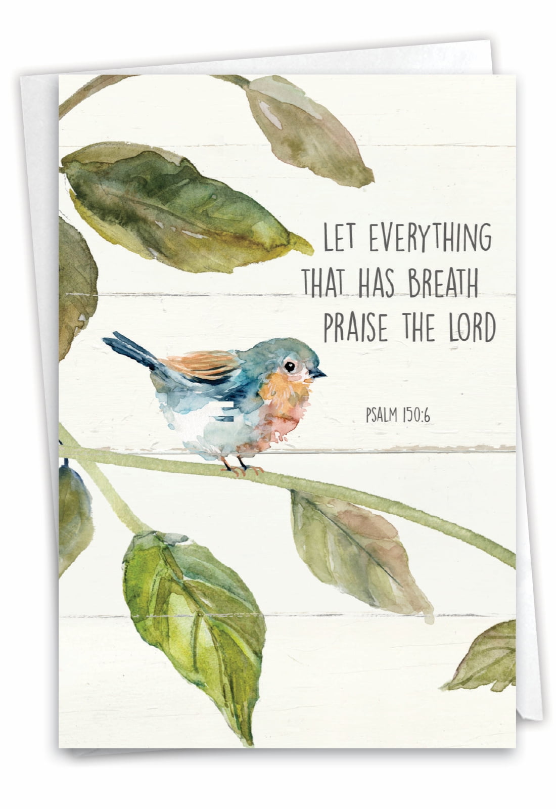 1 Congratulations Card with Envelope - Scripture Birds Congrats ...
