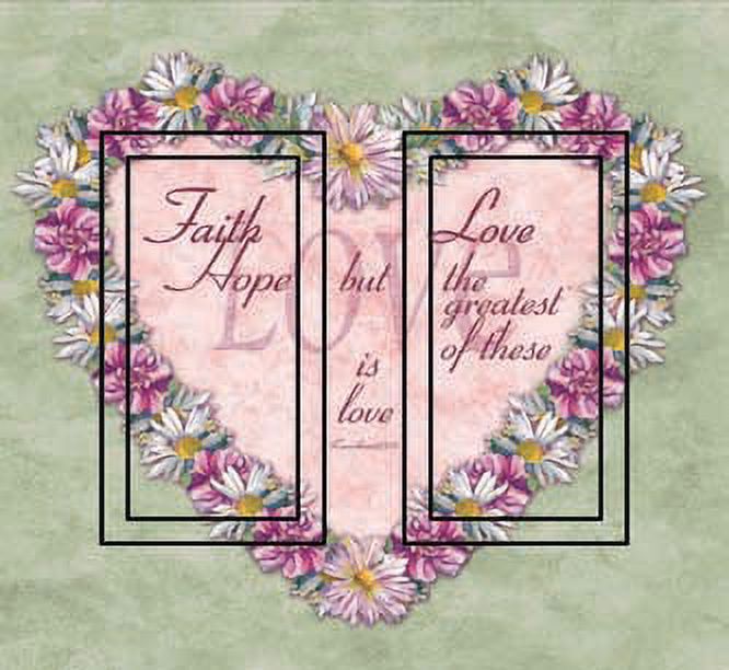 1 Corinthians 13:13 Double Rocker SwitchStix Peel and Stick Art Deco ...
