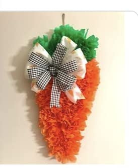 1 Count Carrot Shaped Wired Metal Wreath Frames Forms, 19.680 in. Wire ...