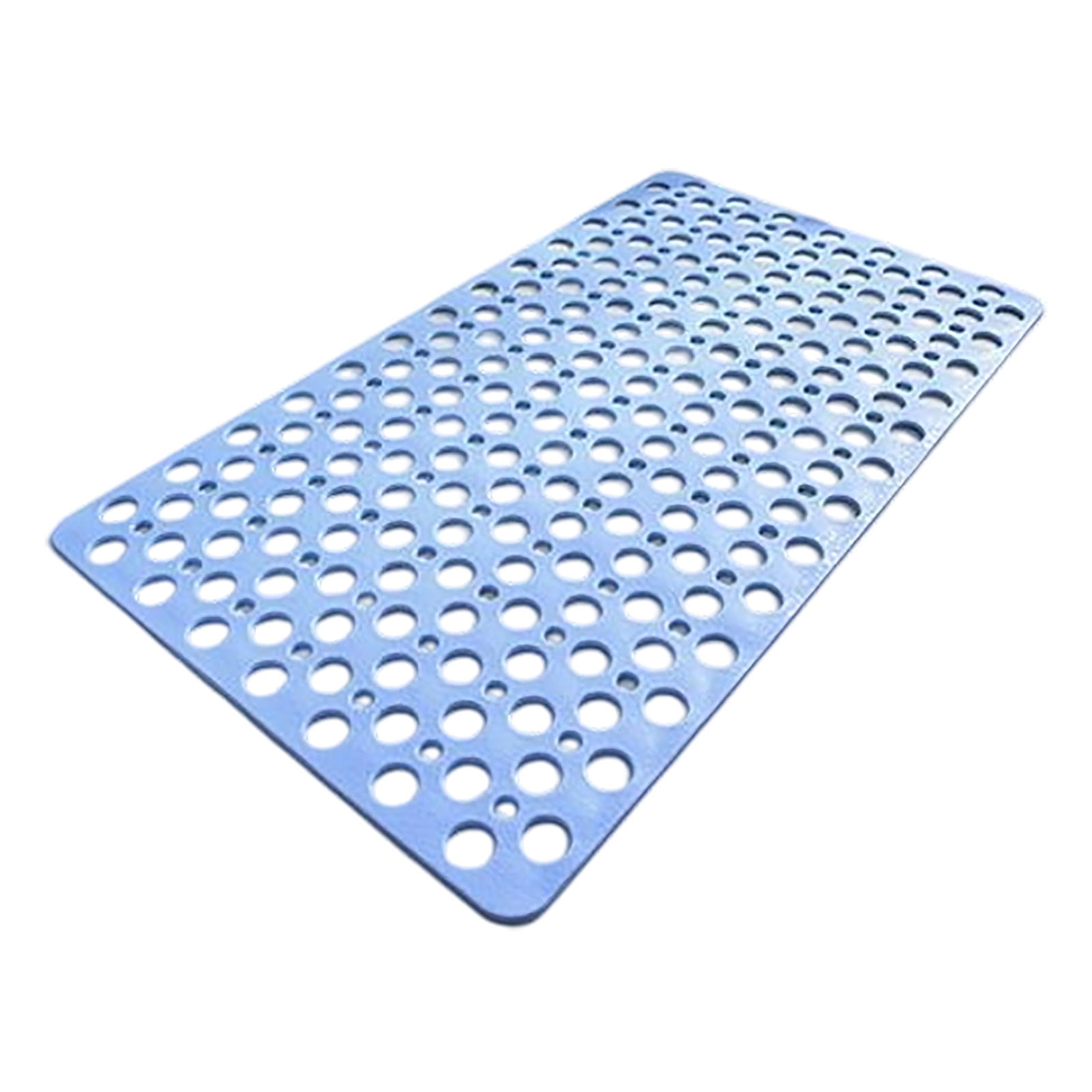 1 Count Light Blue Quadrant Shower Mat, 20.9x20.9 Inch PET Material ...