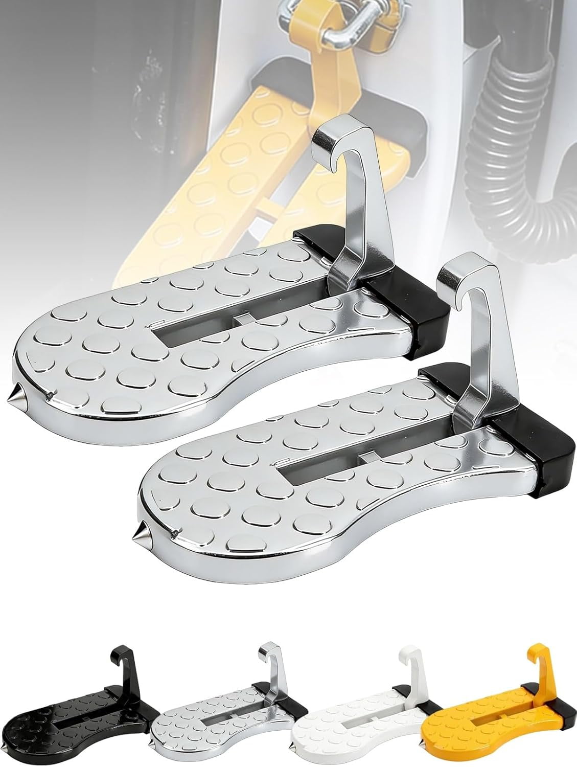 1 Count SUV Roof Step Assist, Car Door Hook-On Foot Pedal, Multi ...