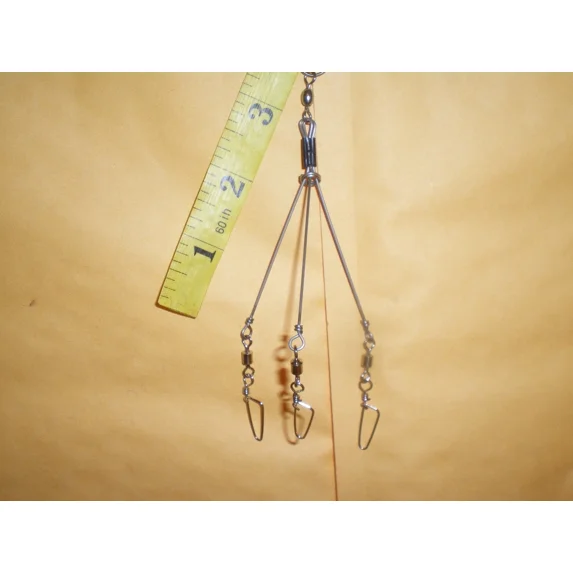 1 Crappie, Umbrella, Bass Rig, Tested In Alabama 3 Arms .035 X 3 ...