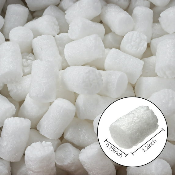 1 Cu Ft Bio Tube Recycled Anti Static Packing Peanuts - Compostable ...