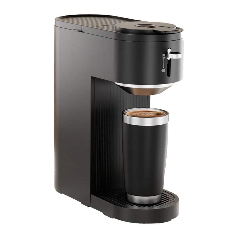 1-Cup Drip Coffee Maker with 2-Holders for Capsule and Ground ...