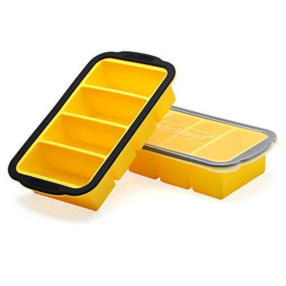 1-Cup Extra Large Freezing Tray for soup,broth,sauce or butter ,Ice ...