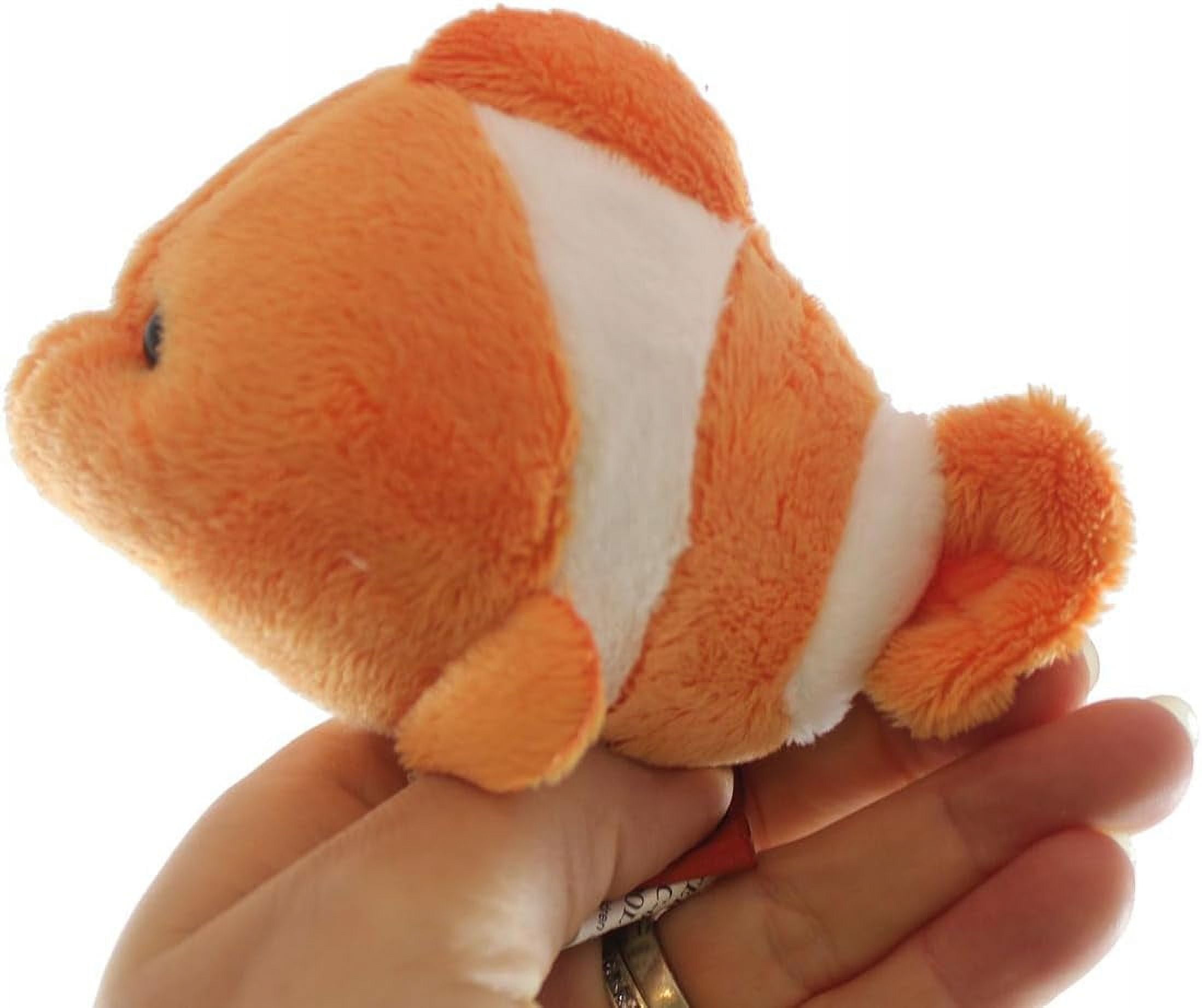 1 Cute Clownfish Plush Stuffed Animals- Adorable Mini Plushie Ocean ...