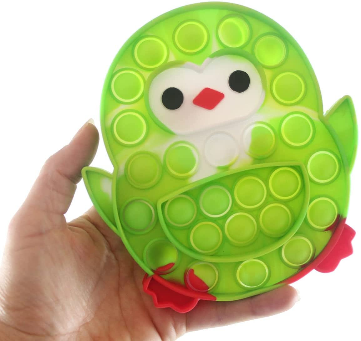 1 Cute Holiday Penguin Festive Bubble Popper Fidget Toy - Fun Party ...