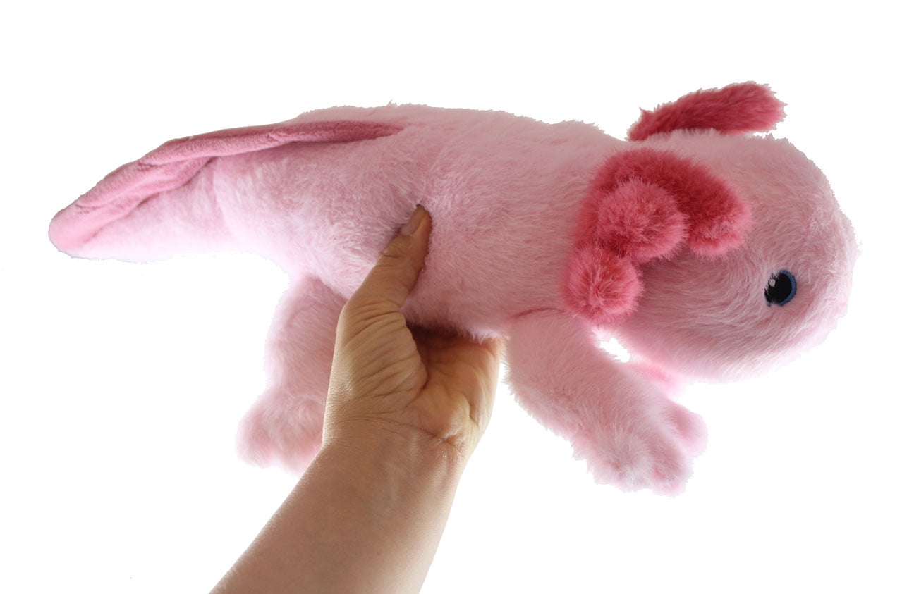 1 Cute Realistic 15" Axolotl Plush Stuffed Animals- Adorable Walking ...