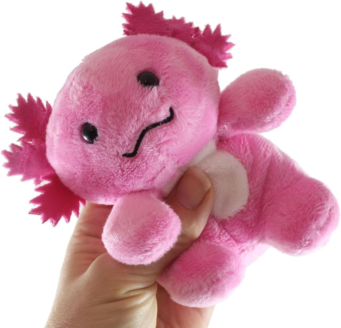 1 Cute Small 5" Axolotl Plush Stuffed Animals- Adorable Walking Fish ...