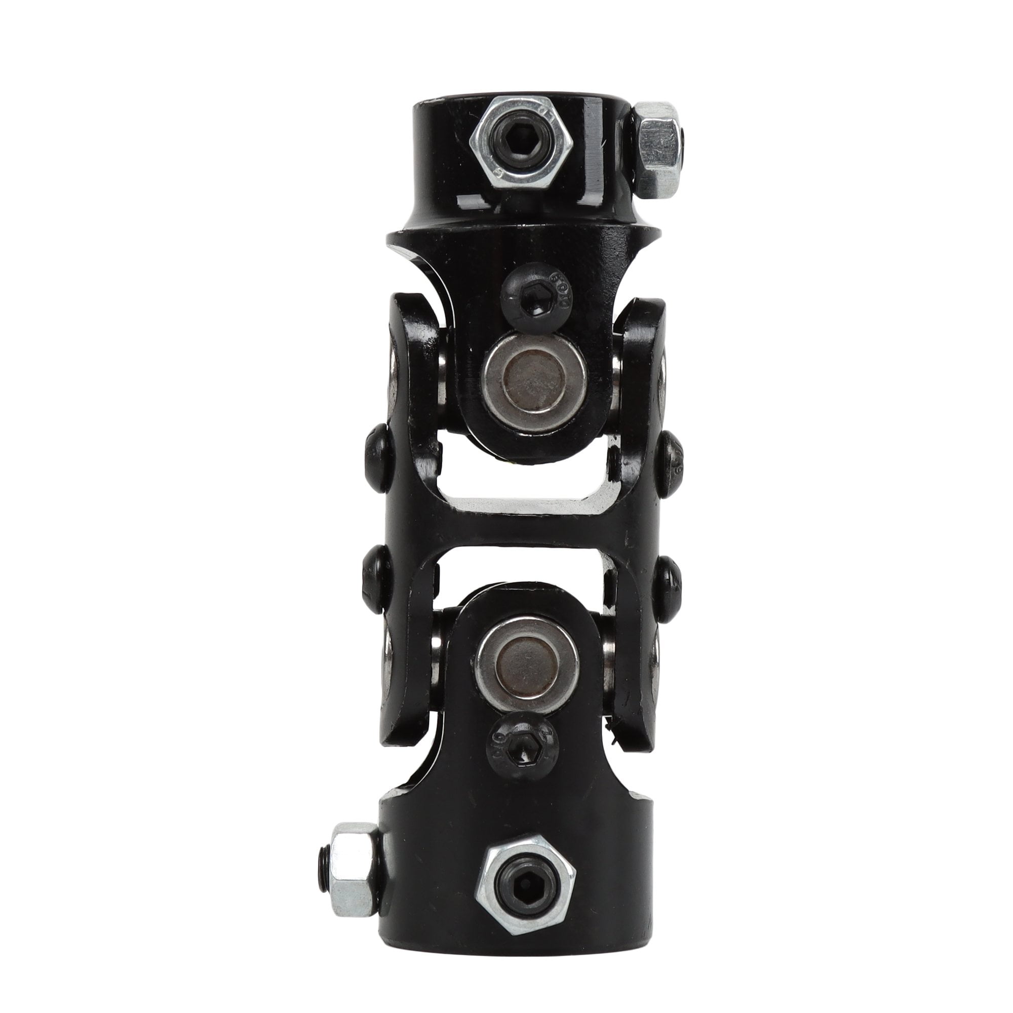 1" DD X 3/4" DD BLACK Double Steering U Joint Coupler Column to 3/4 ...
