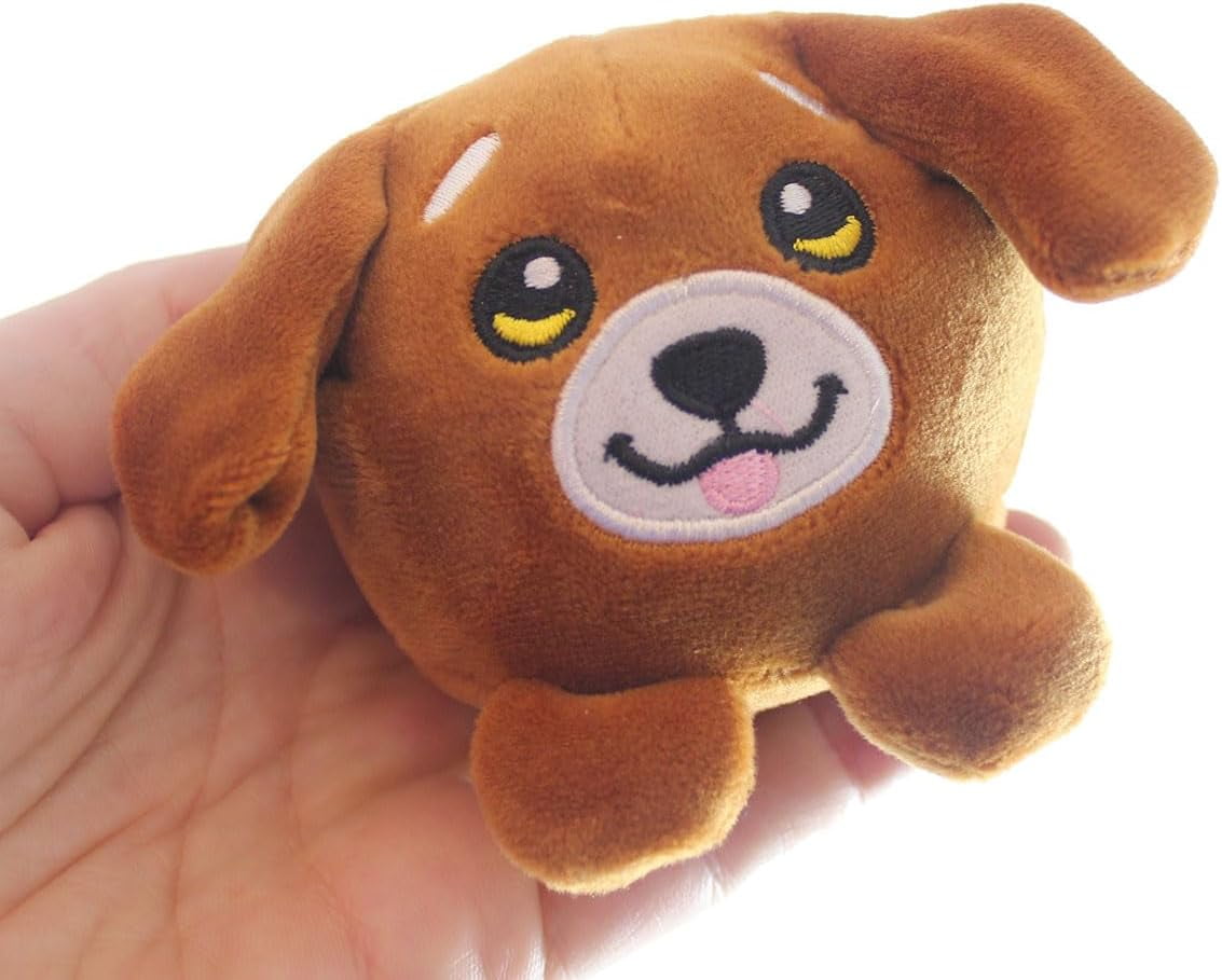 1 DOG Cute Ball Plush Stuffed Animals- Adorable Mini Plushie Stuffie ...