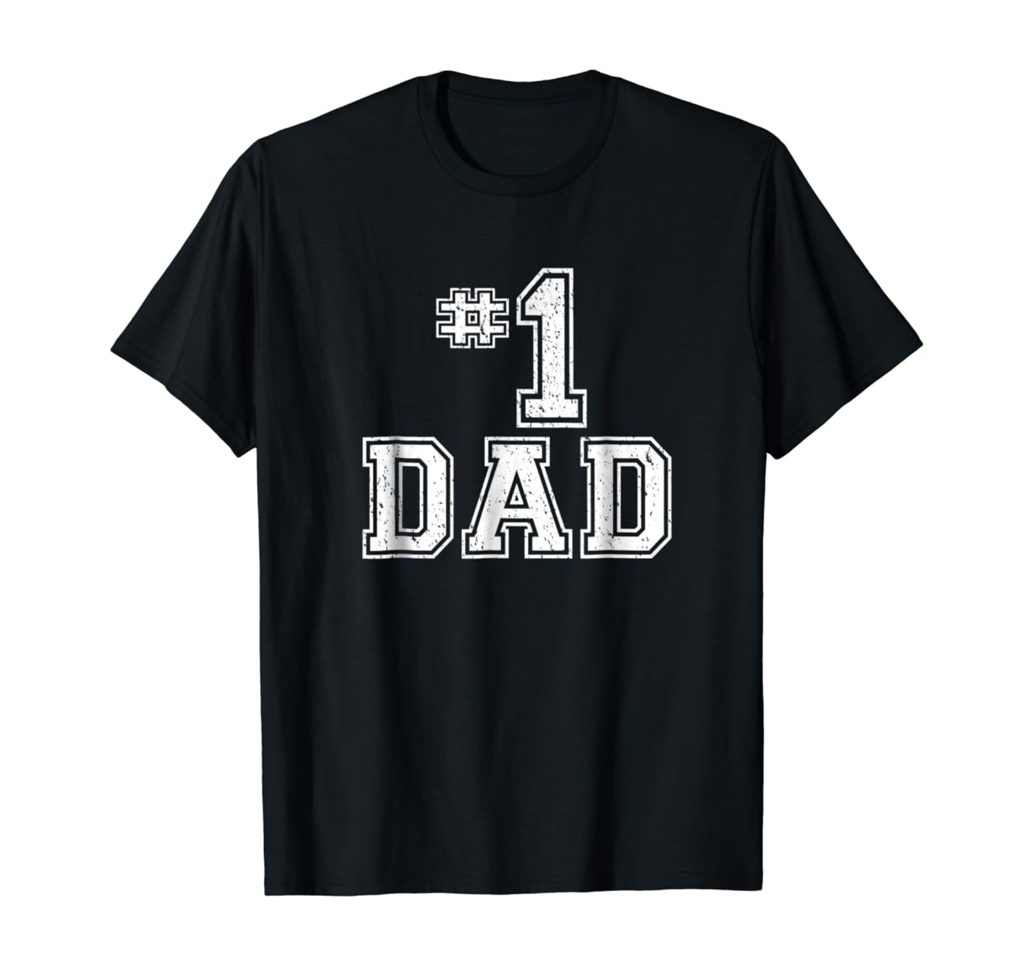 #1 Dad Number One Father'S Day Vintage Style T-Shirt - Walmart.com