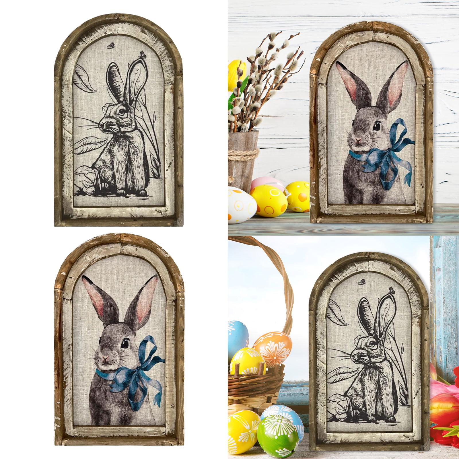 1*Decoration Clearance! Easter Wall Art Country Farmhouse Decoration ...
